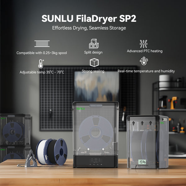 SUNLU FilaDryer SP2, Filament Dryer and Storage Box – Kingly Pte Ltd