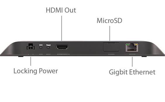 BrightSign HD225 UltraHD Digital Signage Standard I/O HTML5 Media Play ...