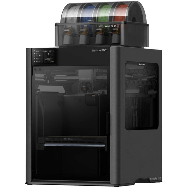Bambu Lab H2C: Purge-Saving Multi-Material 3D Printer – Kingly Pte Ltd