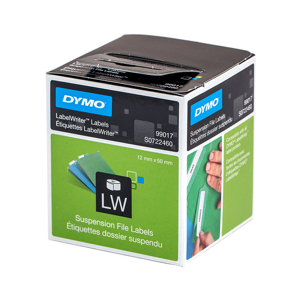 Dymo 99017 Suspension File Labels 12mm x 50mm – Kingly Pte Ltd