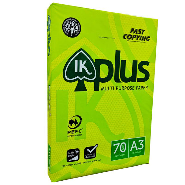 IK Plus Copier Paper A3 – Kingly Pte Ltd